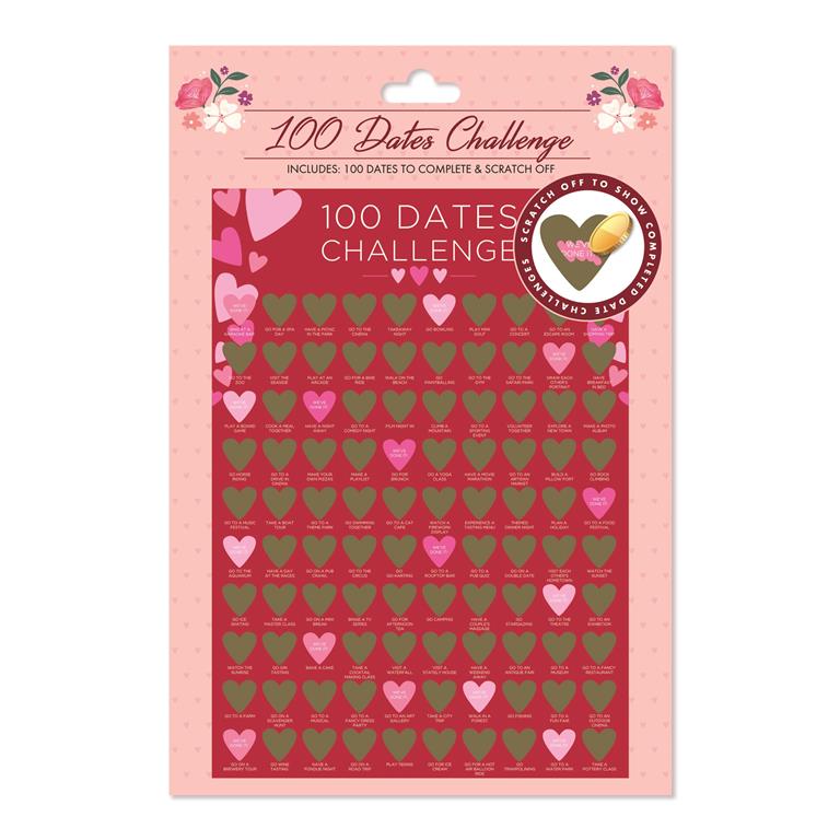100 Dates Challenge Poster – Purpink Gifts Ltd