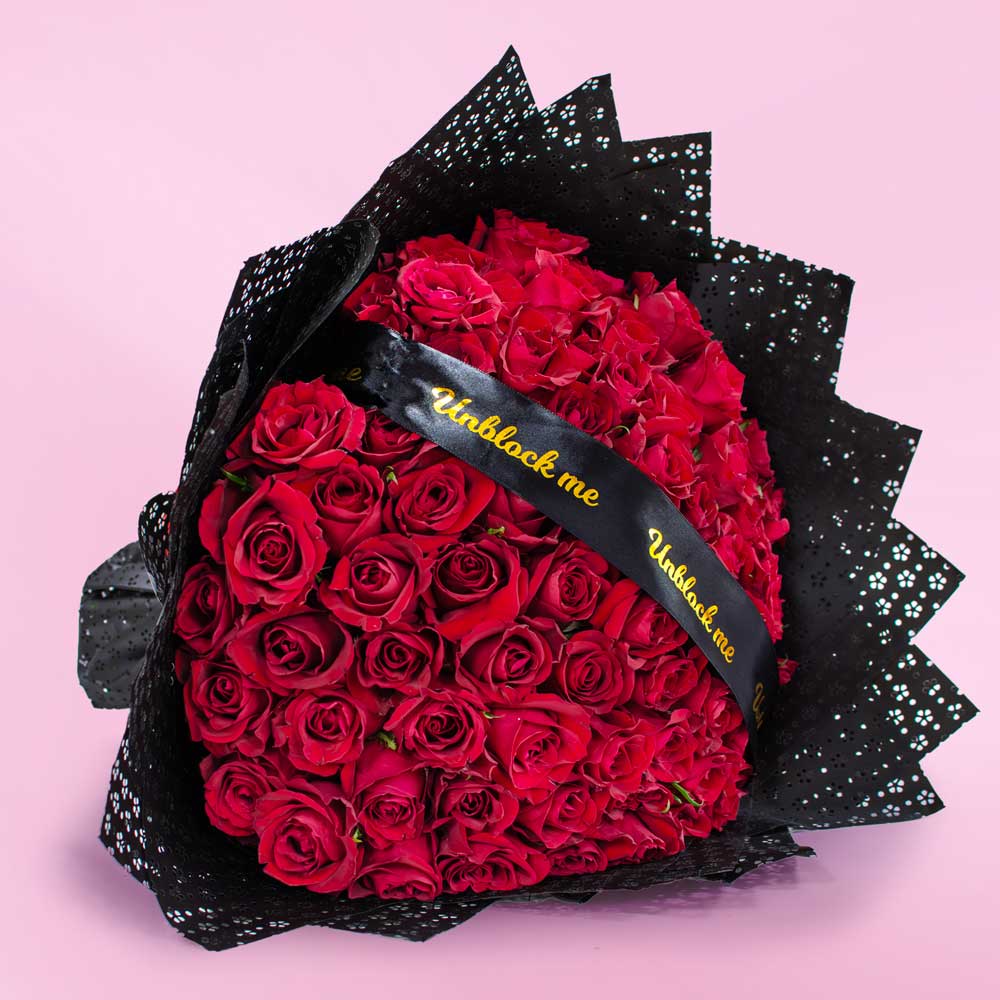 Send red roses bouquet| Send Flowers Nairobi – Purpink Gifts Ltd