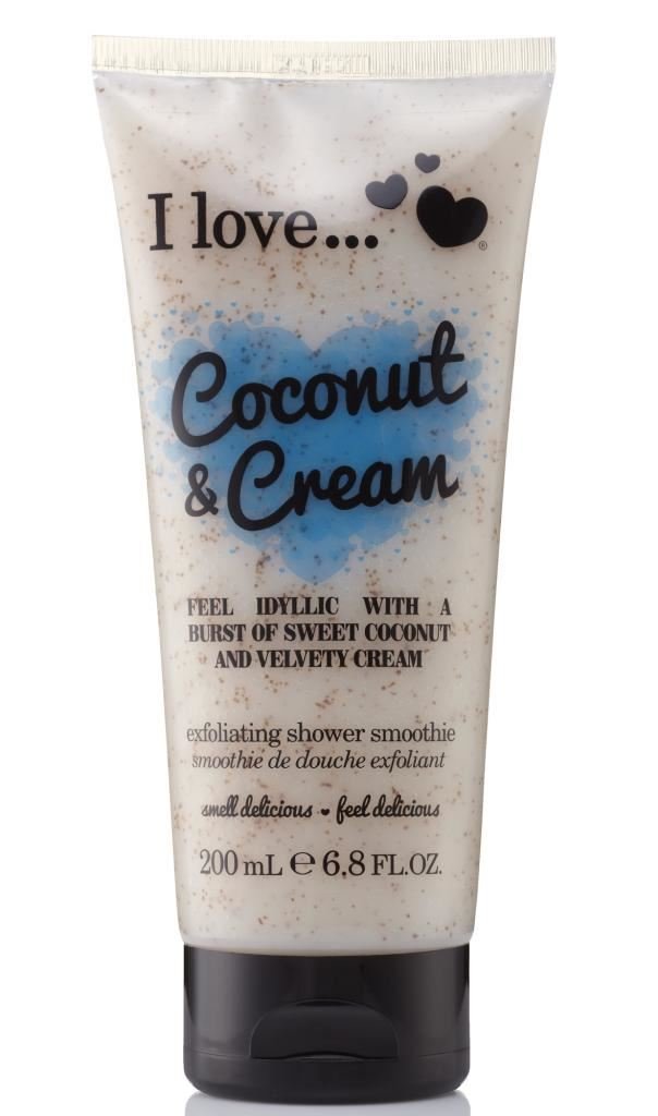 I Love Coconut and Cream Exfoliating Shower Smoothie – Purpink Gifts Ltd