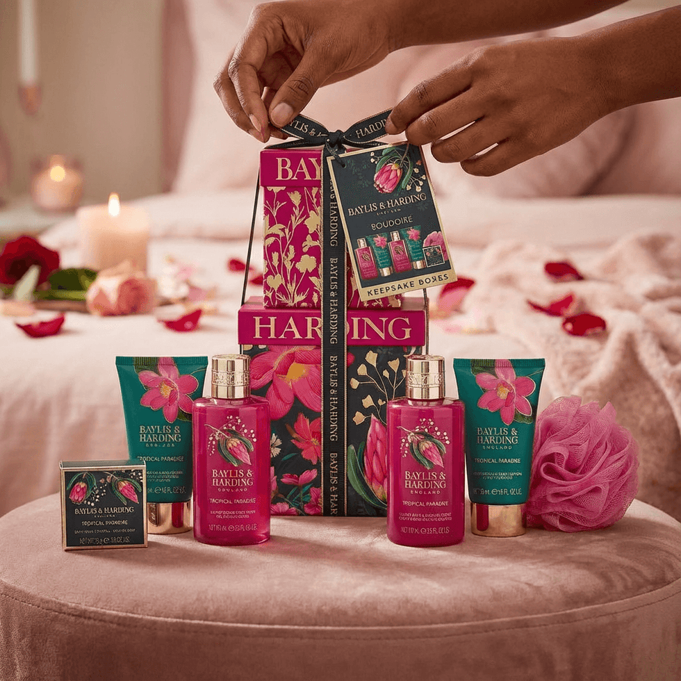 Baylis & Harding Boudoire Tropical Paradise Keepsake Tower Gift Set ...