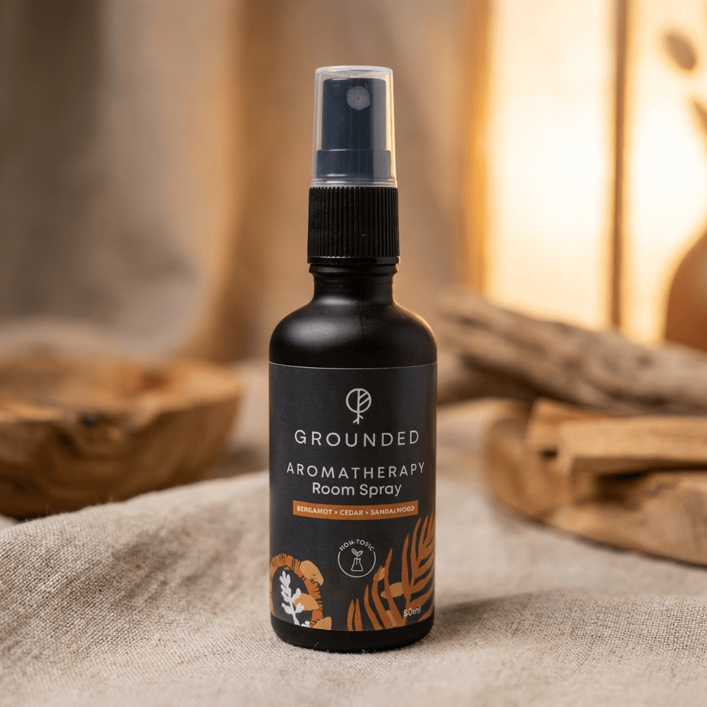 Grounded Aromatherapy Room & Linen Spray | Natural Home Fragrance (50ml ...
