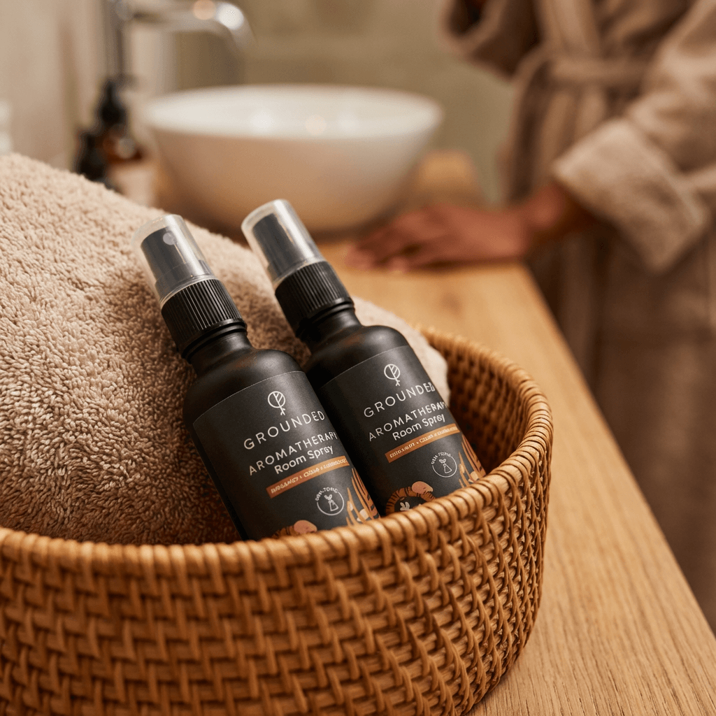 Grounded Aromatherapy Room & Linen Spray | Natural Home Fragrance (50ml ...