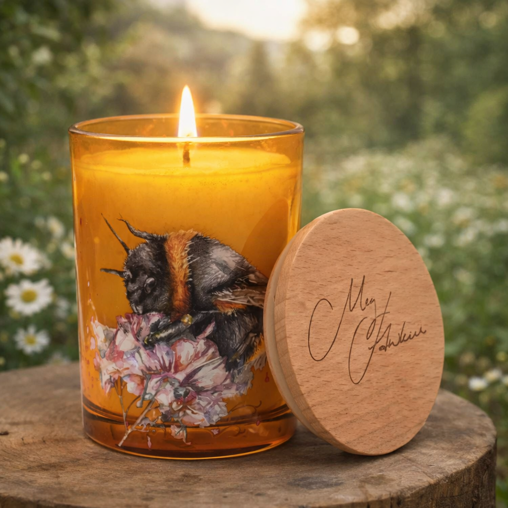 Meg Hawkins 250g Candle Bumble Bee - Honeysuckle Blossom – Purpink ...