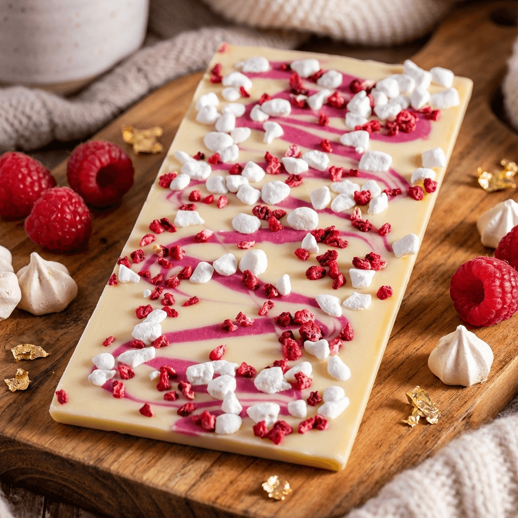 Danny’s Pick & Mix Strawberry & Raspberry Pavlova White Chocolate Bar ...