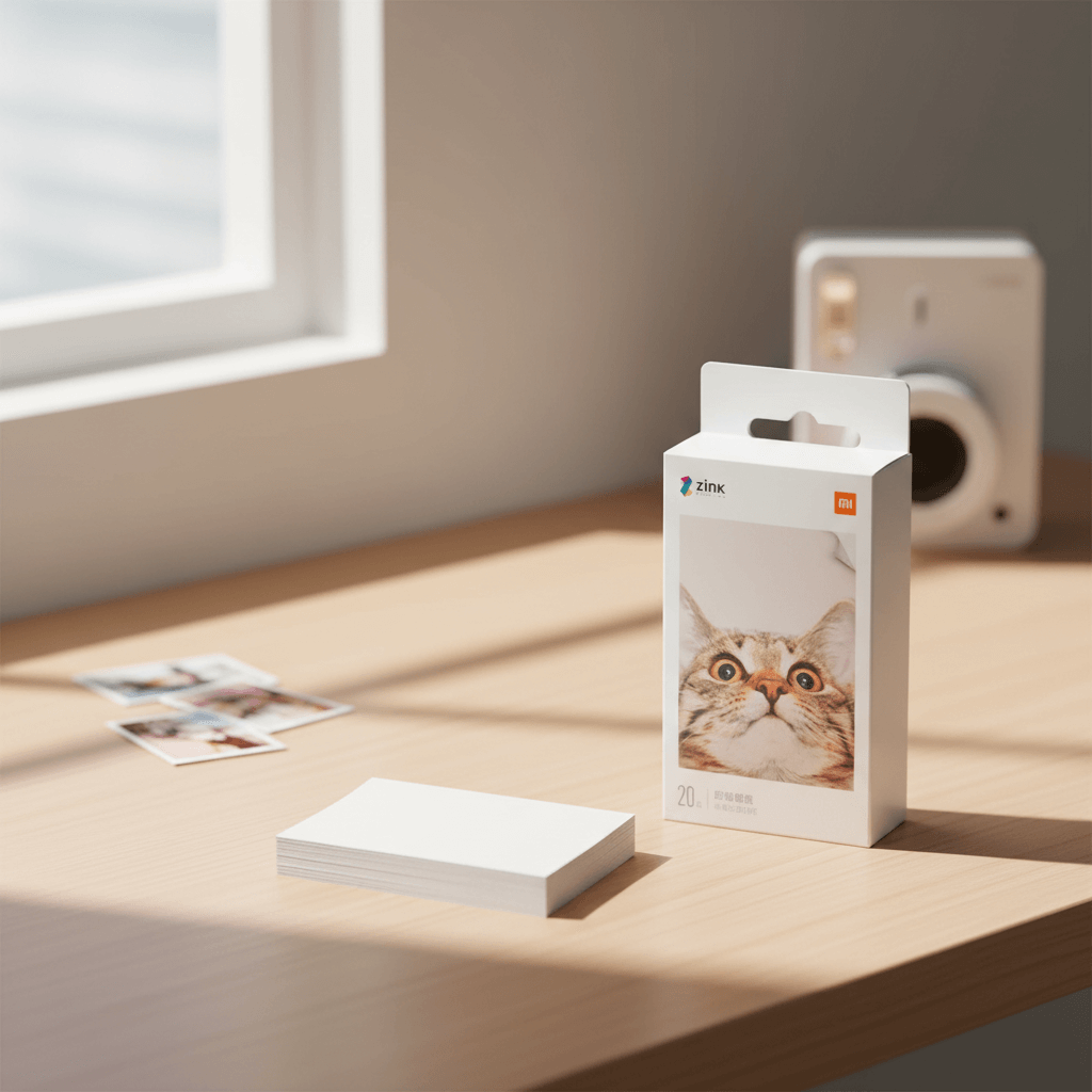 MI Portable Photo Printer Paper 2×3″ – 20-Pack Glossy Photo Sheets ...