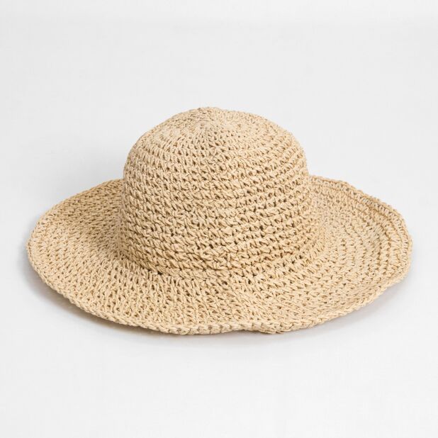 Natural Straw Effect Sun Hat – Purpink Gifts Ltd