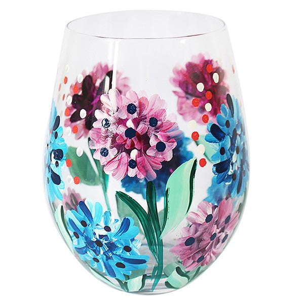 Hand-Painted Stemless Glass Hydrangeas – Purpink Gifts Ltd