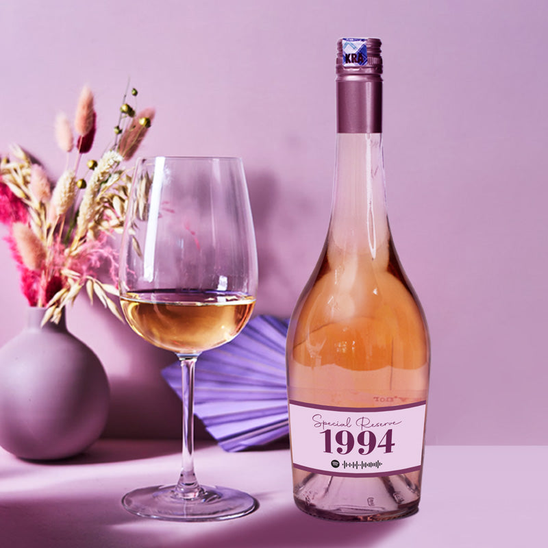 Personalised Signature Rosé Wine, 750ml – Purpink Gifts Ltd