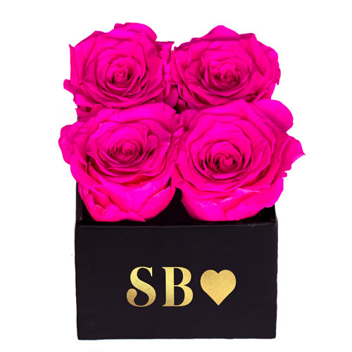 Pink ForeverRoses™ in a Cube – Purpink Gifts Ltd