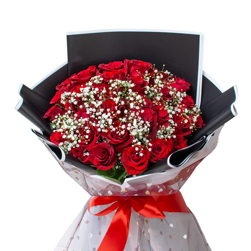 Send red roses bouquet| Send Flowers Nairobi – Purpink Gifts Ltd