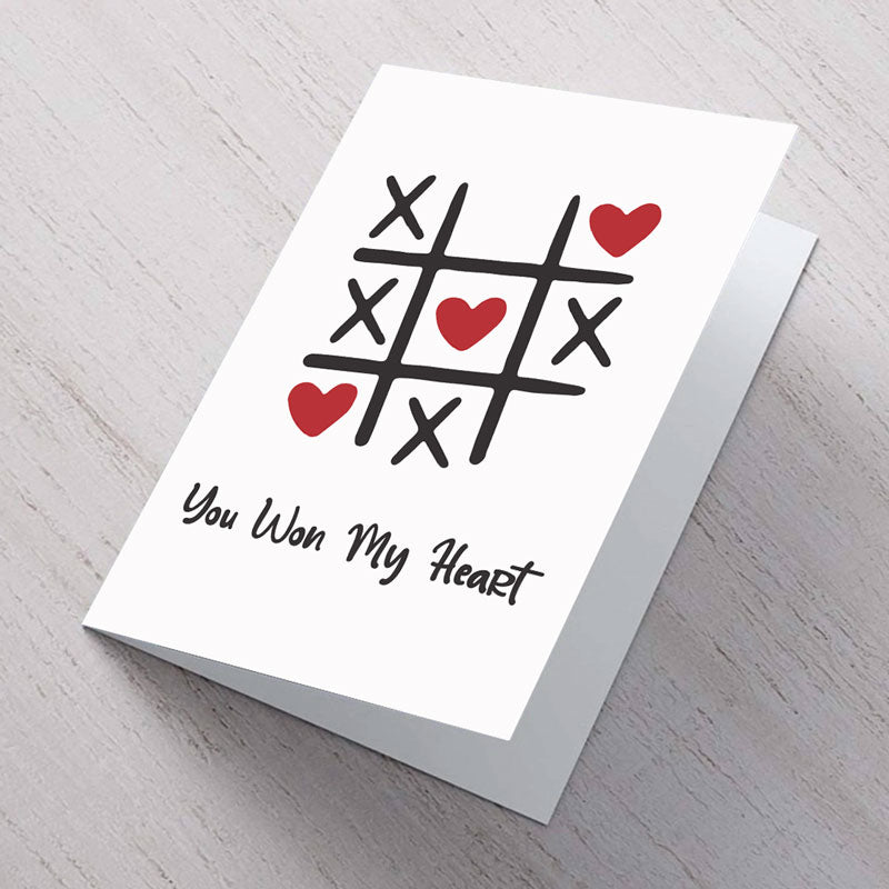You Won My Heart A6 Card – Purpink Gifts Ltd