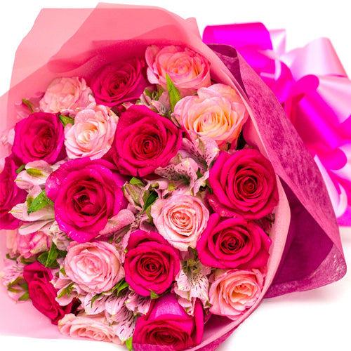 Send Pink Flower Bouquet | Flower Delivery Kenya – Purpink Gifts Ltd
