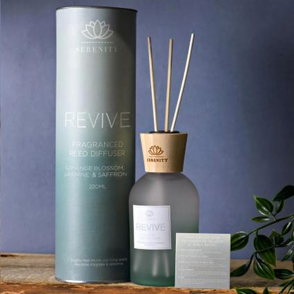 Serenity Revive 220g Diffuser - Orange, Jasmine & Saffron – Purpink Gifts Ltd